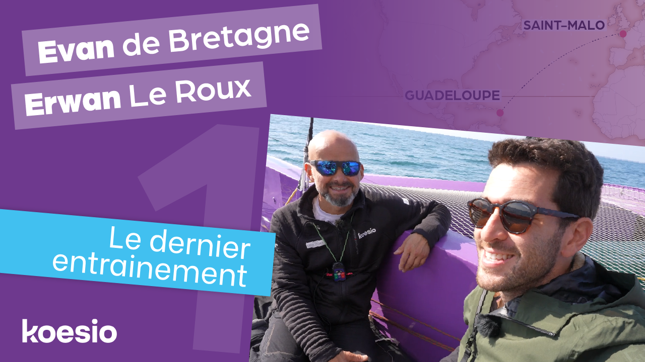 Koesio et Erwan Le Roux sur la Route du Rhum - Koesio
